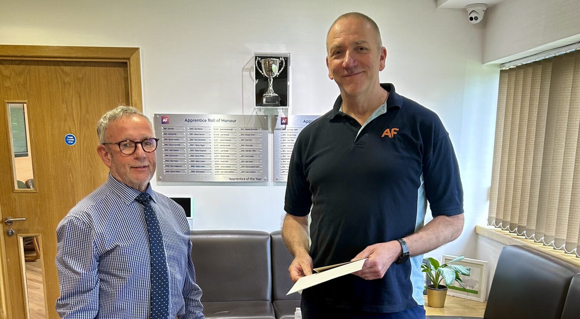 Adam joins our Veterans Club - AF Switchgear