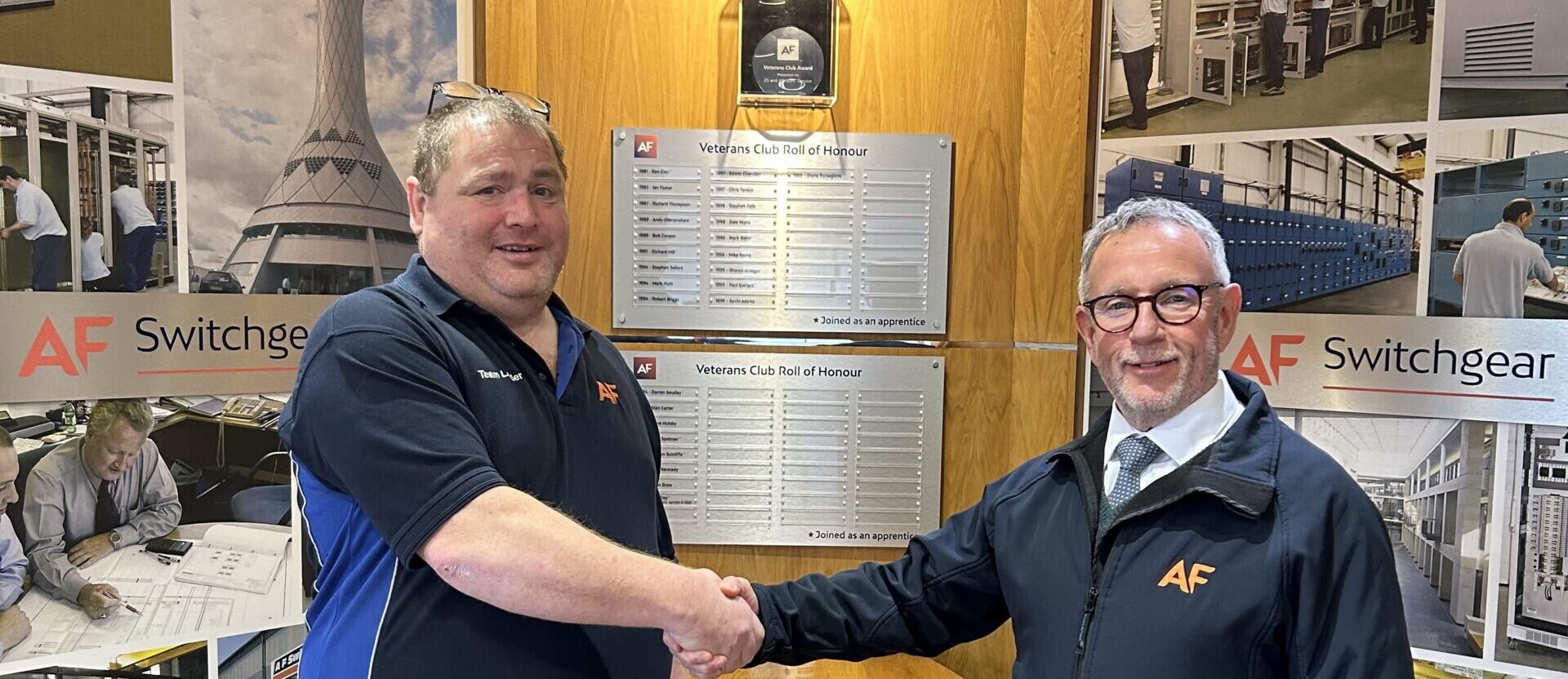 New members to our Veterans Club - AF Switchgear